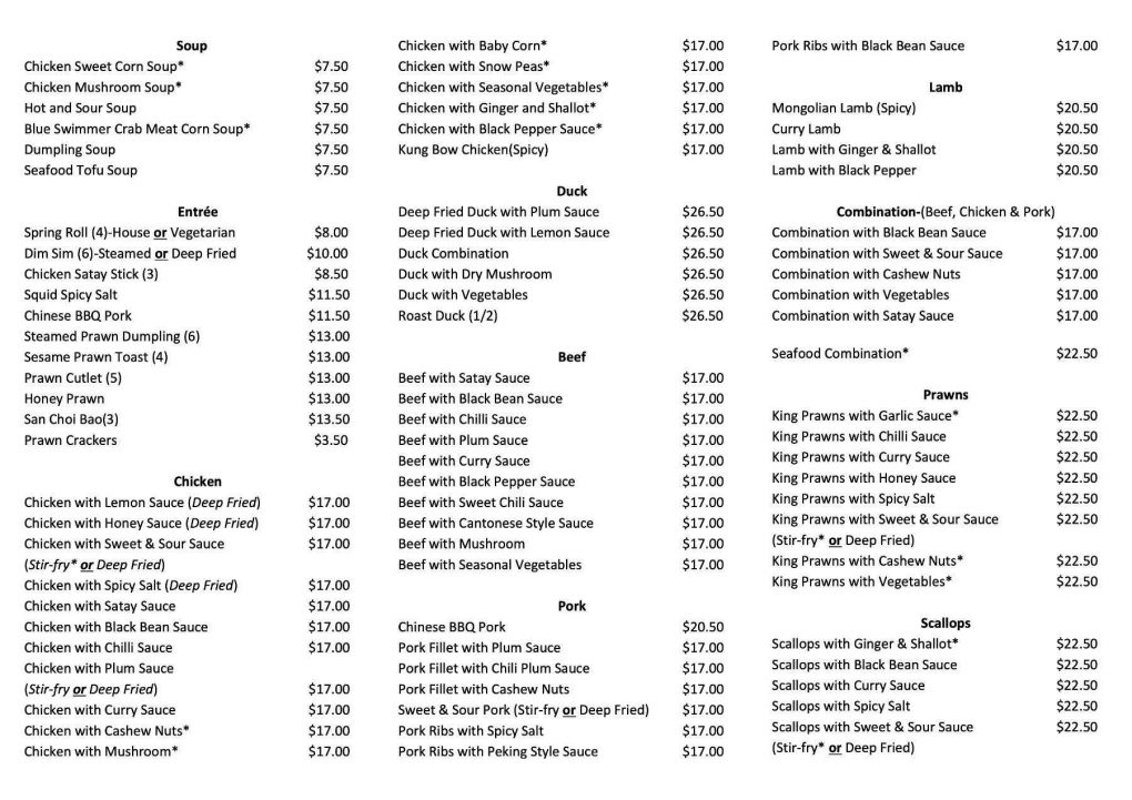 DYNASTY CHINESE RESTAURANT » Updated 2021 Heads Up Launnie