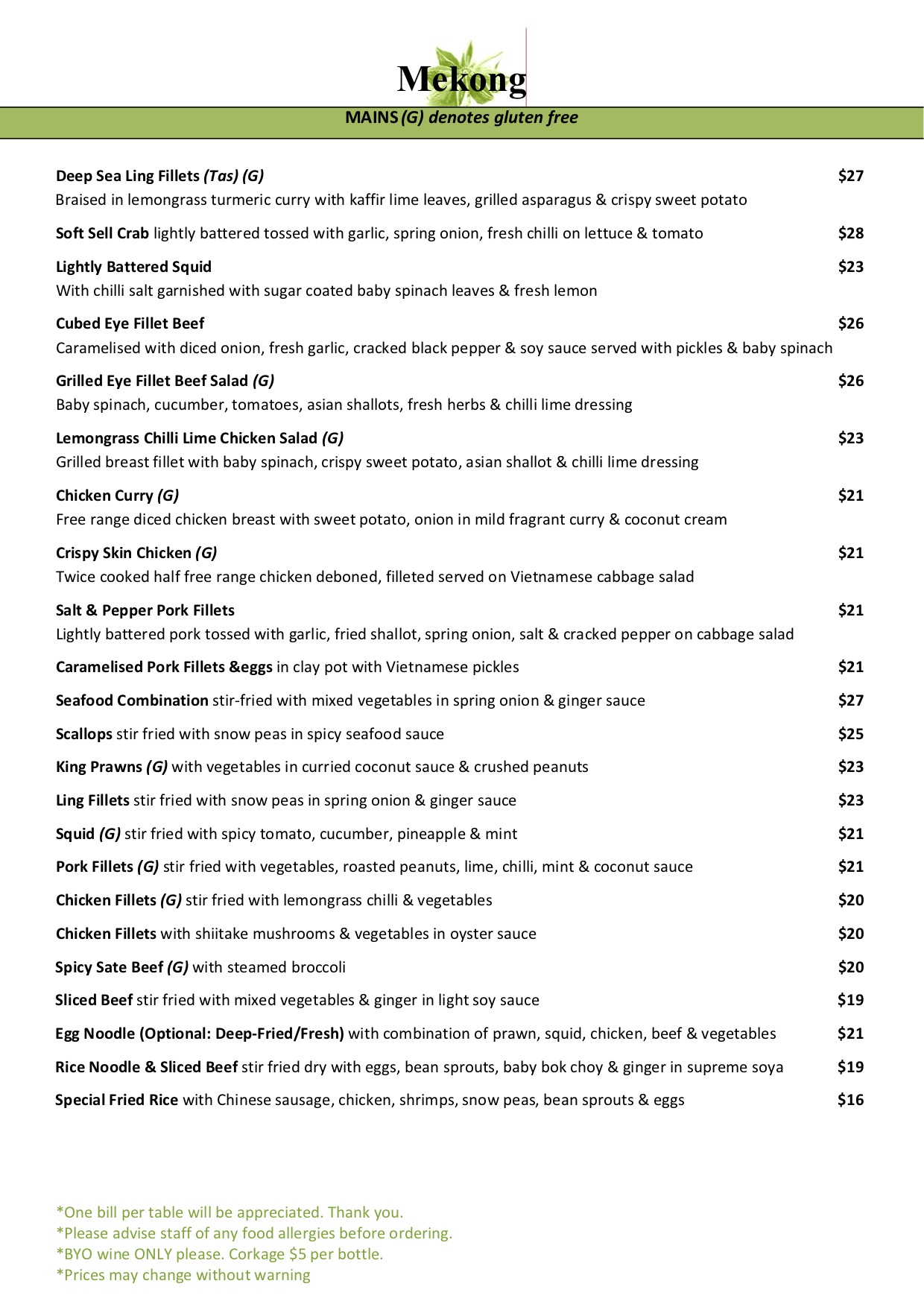 MEKONG VIETNAMESE - HEADS UP FOOD GUIDE LAUNCESTON