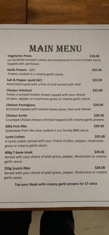 LILYDALE TAVERN » Heads Up Launceston