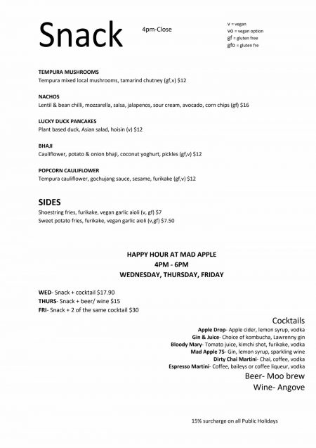 MAD APPLE CAFÉ » Heads Up Launceston 2021