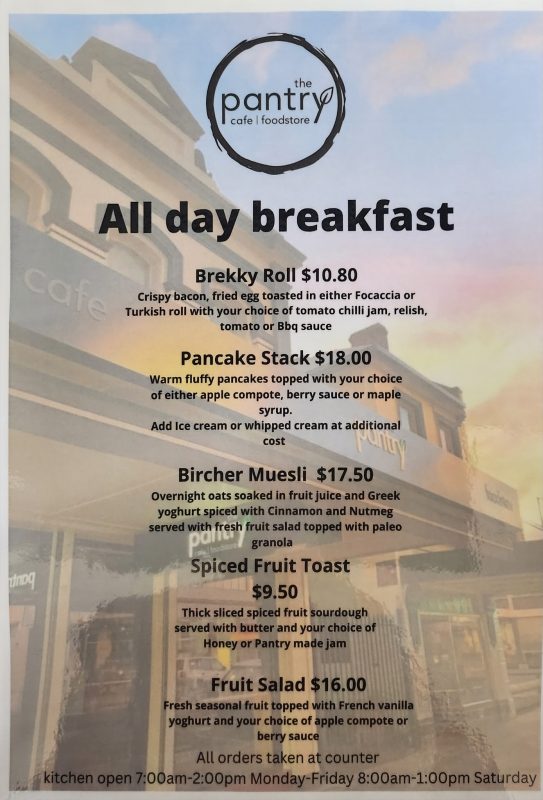 THE PANTRY CAFÉ | Heads Up Launceston Food Guide 2025