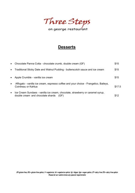 THREE STEPS ON GEORGE | Heads Up Launceston