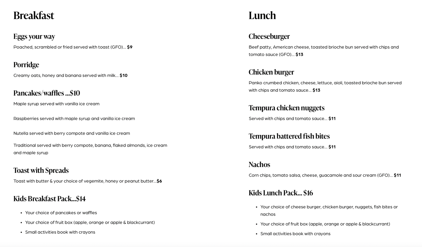 MAPLE CAFÉ | Heads Up Launceston Food Guide