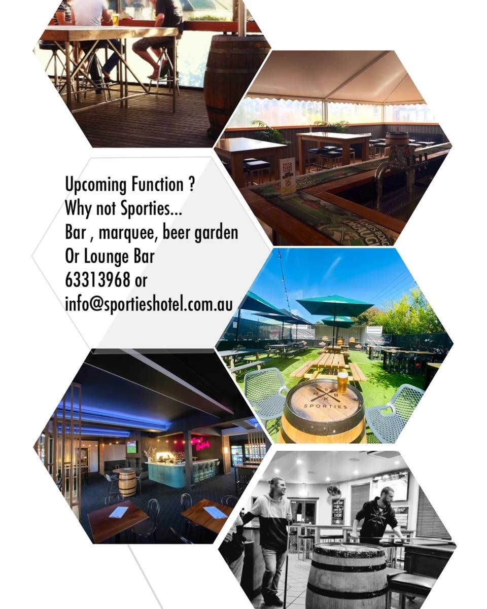 SPORTIES HOTEL | Heads Up Launceston Food Guide